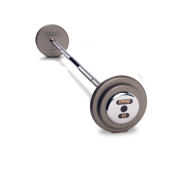 Troy - HFB-020-110C - Pro-Style Straight Barbell 20-110 lb Set (10 lb ...