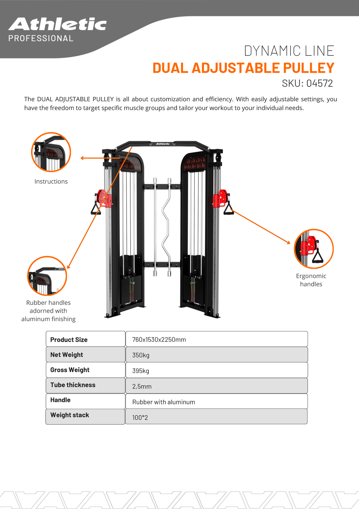 Athletic Vision - Dynamic Dual Adjustable Pulley — Home Gyms HQ